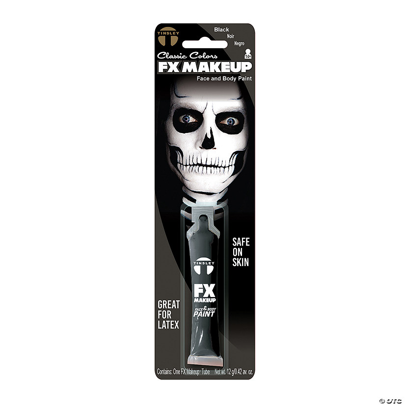 Black Makeup Face Body Paint | Halloween Express