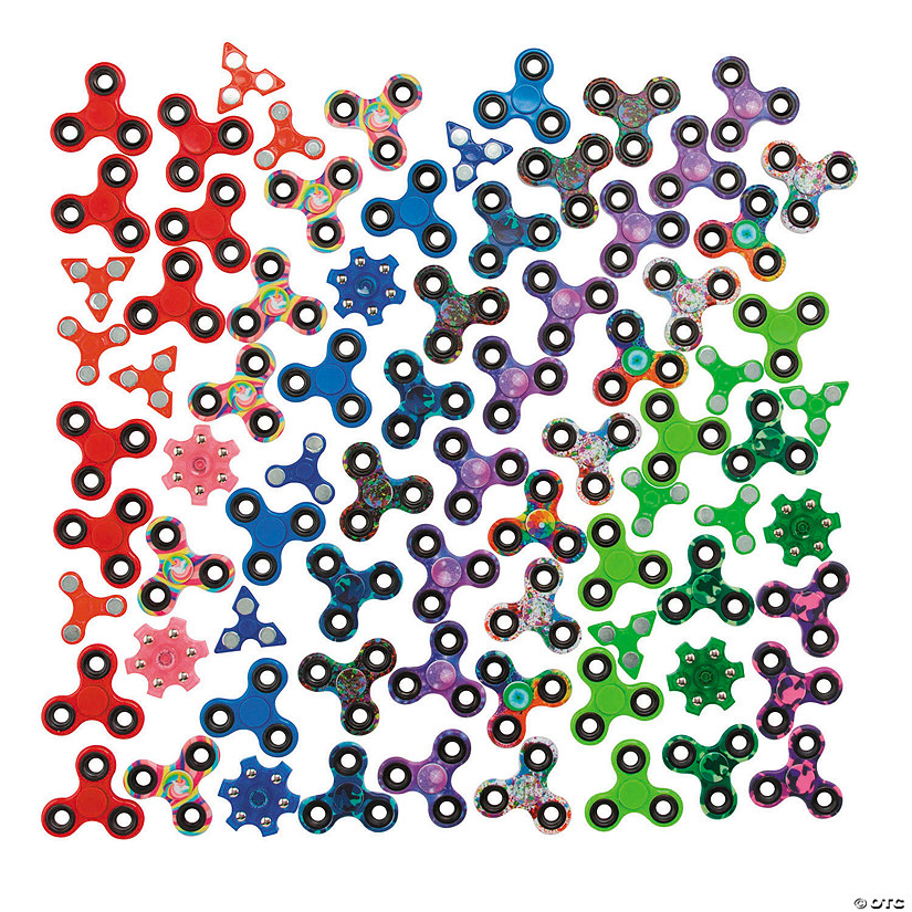 Bulk Fidget Spinner & Fidget Toy Assortment - 100 Pc. | Halloween Express