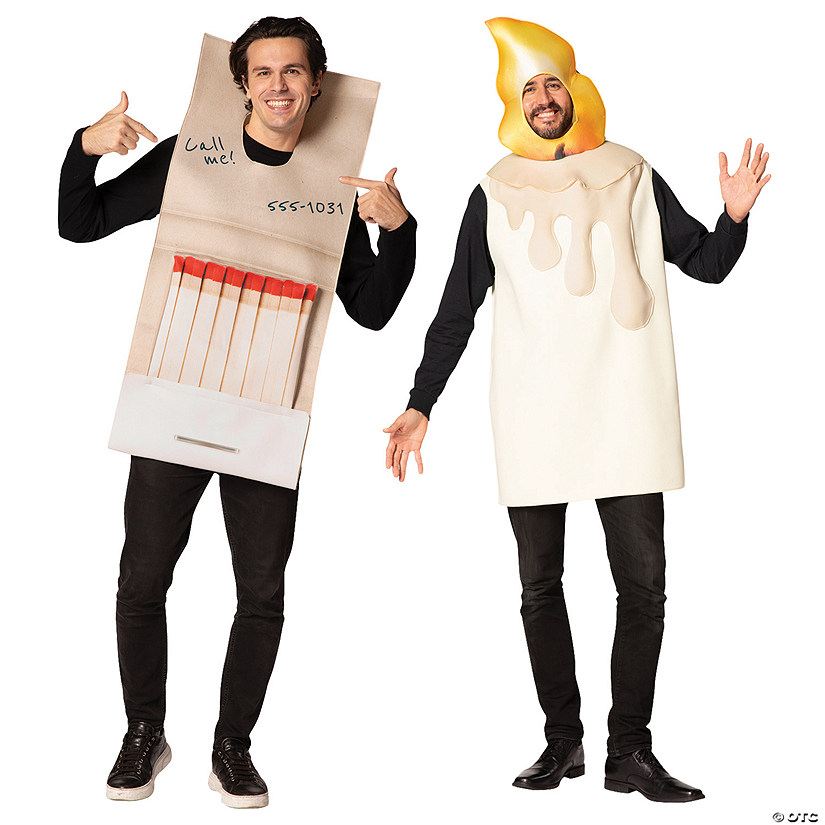 Candle & Matches Couples Costume | Halloween Express