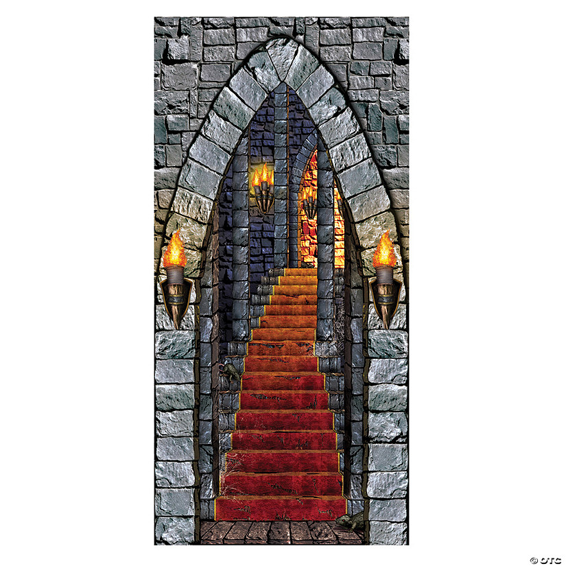Castle Entrance Door Cover | Halloween Express