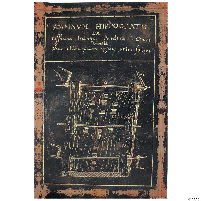 Eerie Canvas Torture Device Print | Halloween Express