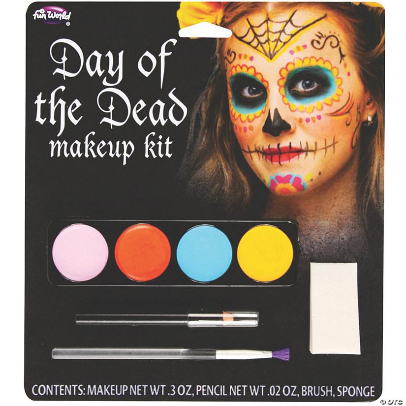Female Day of the Dead Makeup Kit | Halloween Express