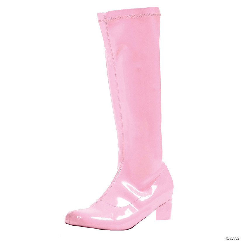 Girl's Pink Go Go Boots - Size 2-3 | Halloween Express