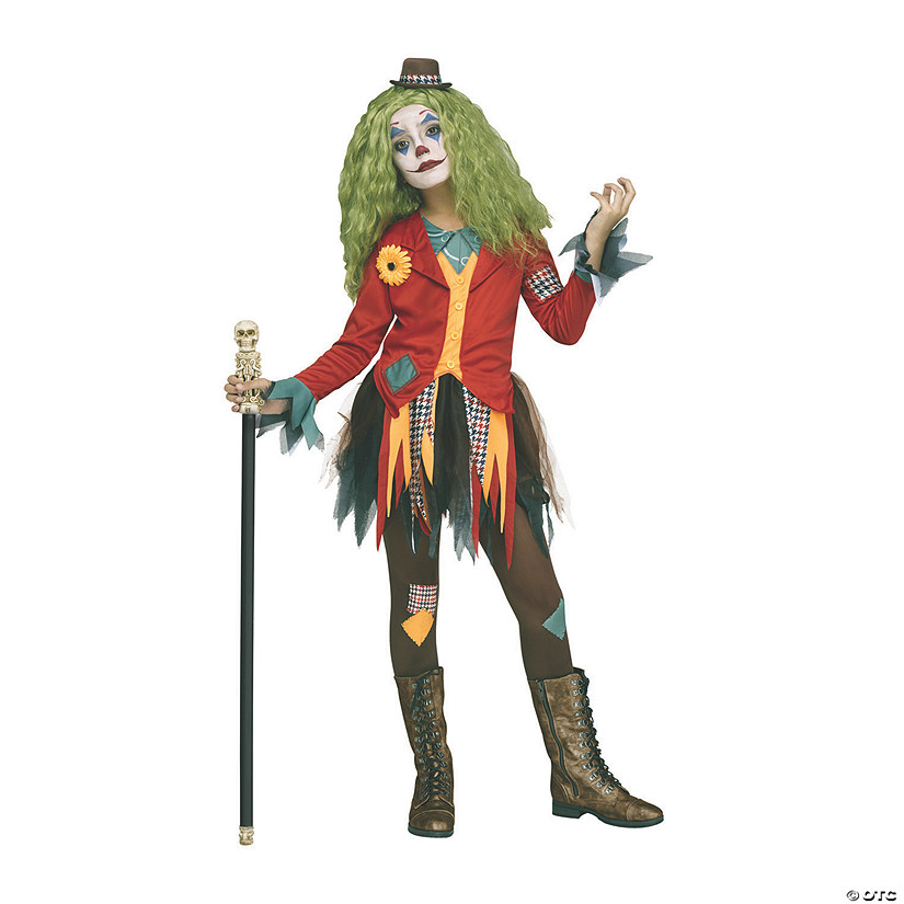 Girl's Rowdy Clown Costume - Extra Large | Halloween Express