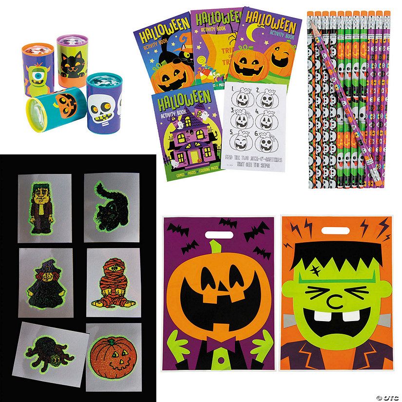 Halloween Activity Boo Bag Kit for 48