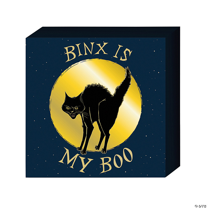 Hocus Pocus Binx Tabletop Sign - Discontinued