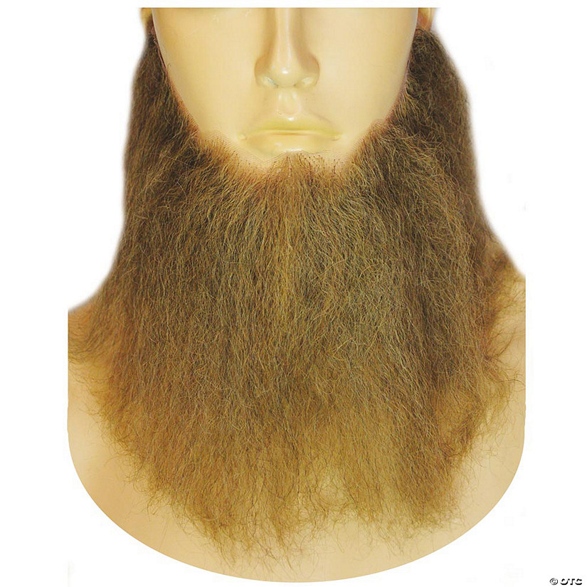 Men's Chestnut Human Hair Mustache | Halloween Express