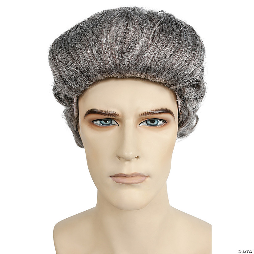 Men's Gray Discount Colonial Man Wig | Halloween Express