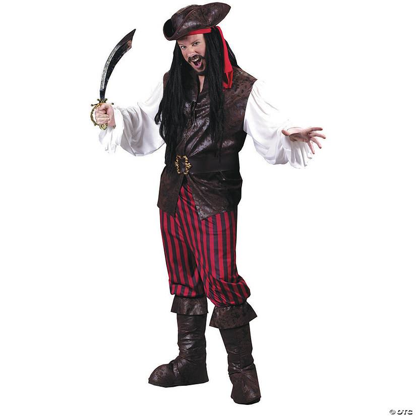 Men's High Seas Buccaneer Pirate Costume
