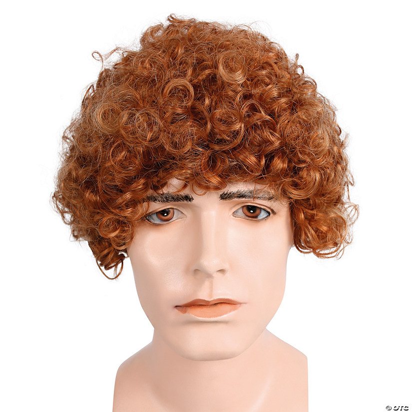Men's Light Blonde Curly Wig - Discontinued