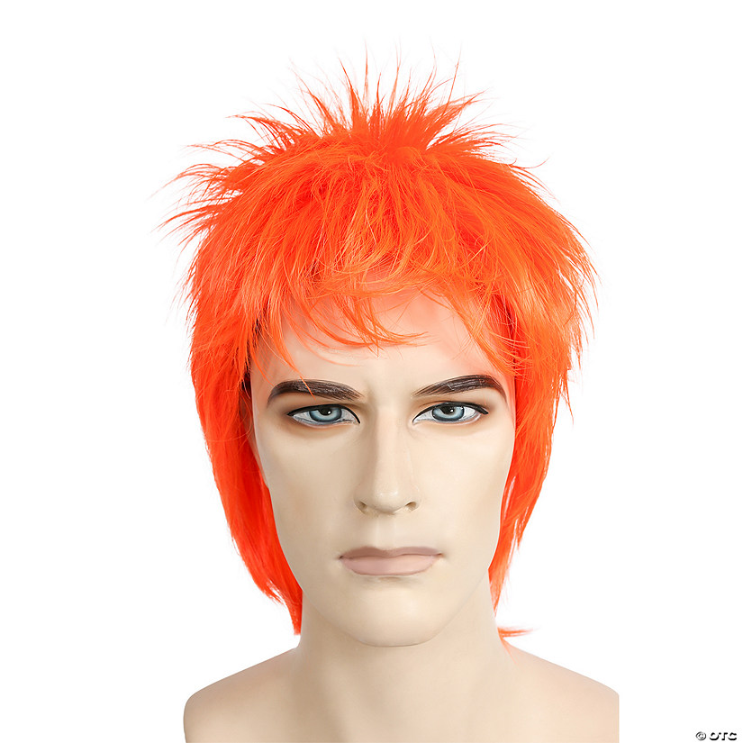 Men's Orange Rod Wig