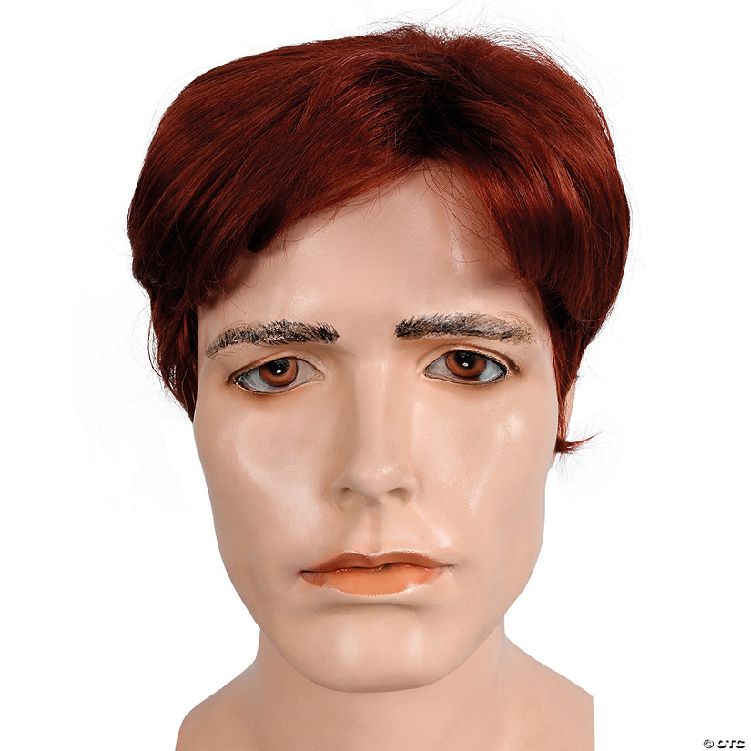 Men's Red Bargain Wig
