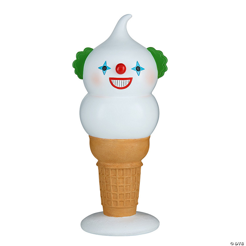 National Tree Company 14" I-Scream Cone, Creepy Clown Halloween ...