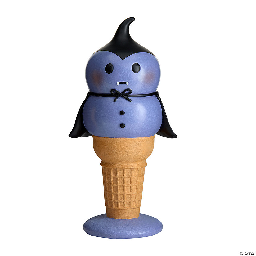 National Tree Company 14" I-Scream Cone, Dracula Halloween Tabletop ...