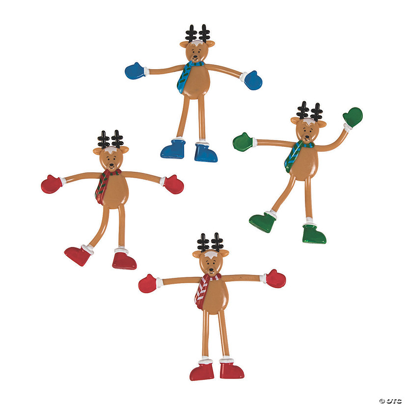 Reindeer Bendables - 12 Pc. | Halloween Express