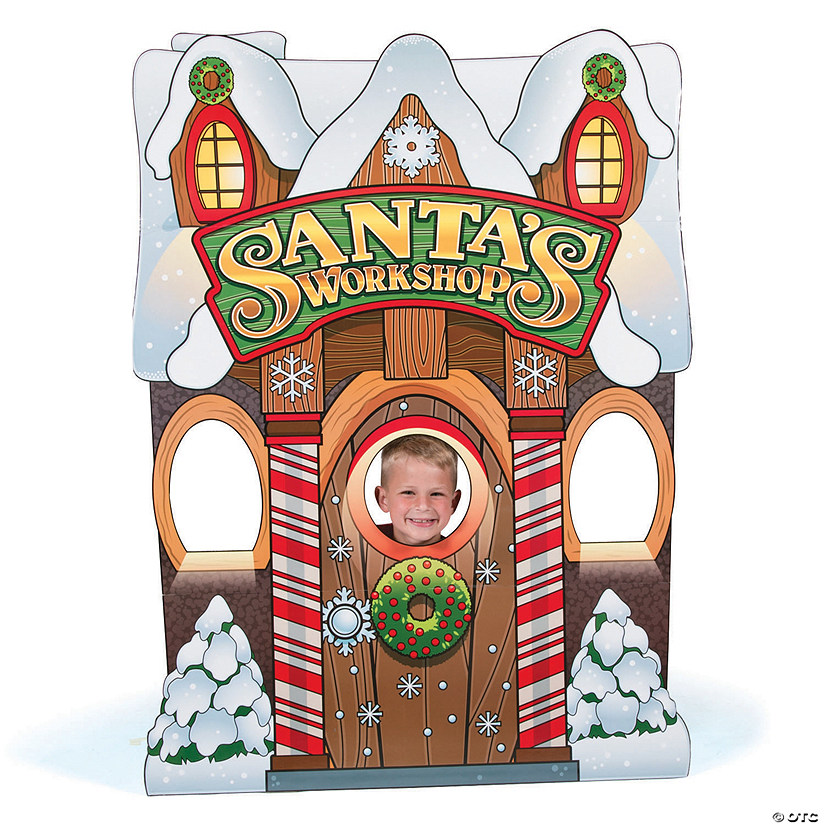 Santa's Workshop Cardboard Cutout Stand-Up