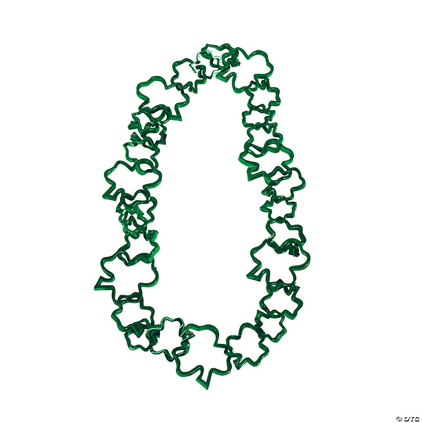Shamrock-Shaped Link Necklace