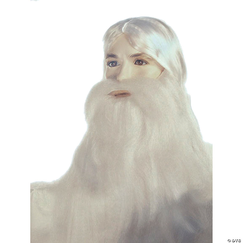 White Special Bargain Wizard Beard & Wig | Halloween Express