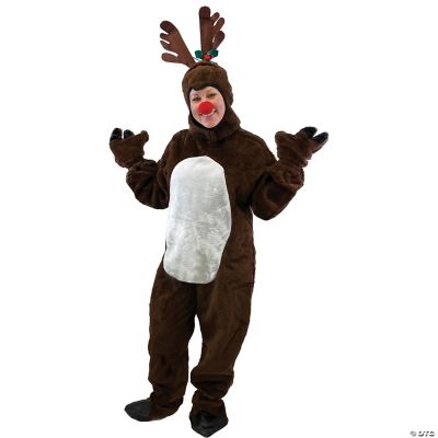 Adult's Reindeer Costume with Hood - XL | Halloween Express
