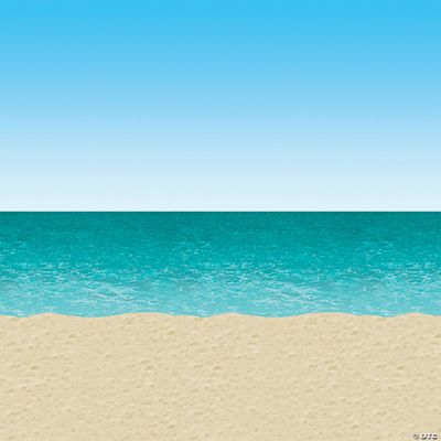 Ocean And Beach Backdrop