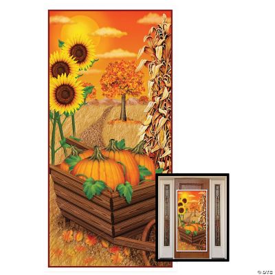 Fall Door Cover | Halloween Express