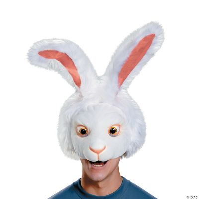 Adults’ White Rabbit Mask | Halloween Express