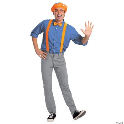 Adult Blippi Costume Kit