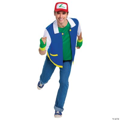 Adults Classic Pokémon Master Ketchum Costume - Large/Extra Large