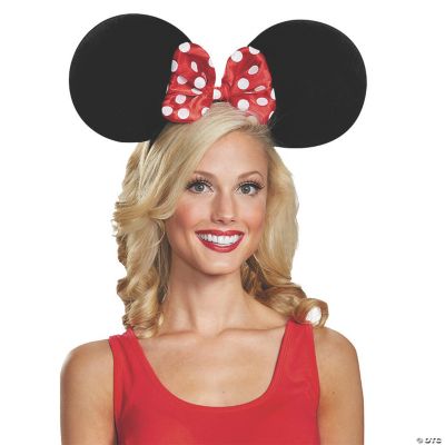 Adults Oversized Minnie Mouse Ears | Halloween Express