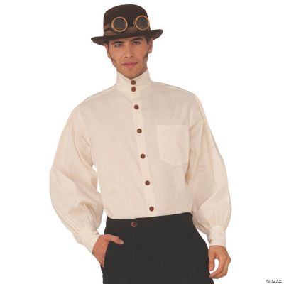 Men's Beige Steampunk Shirt | Halloween Express