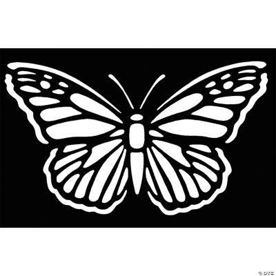 Monarch Butterfly Wing Template