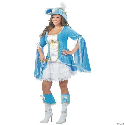 Women’s Plus Size Madam Musketeer Costume - XXL - Discontinued