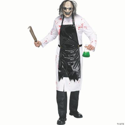 Adults Black & White Mad Scientist Costume - Standard | Halloween Express