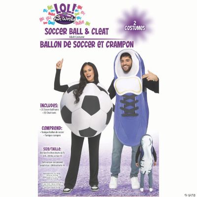 Adults Soccer Ball & Cleat Couples Costume - One Size | Halloween Express