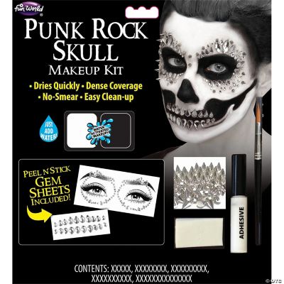 Punk Rock Skull Makeup Kit