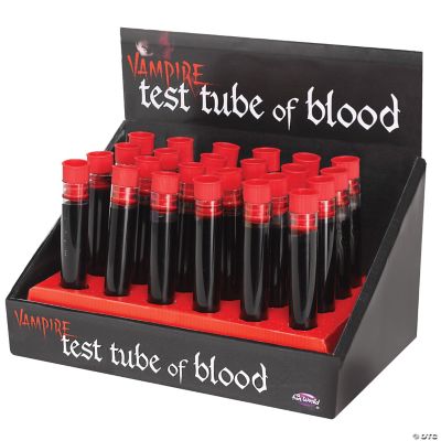 BLOOD TEST TUBE IN COUNTER DIS
