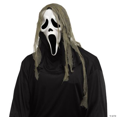 Adults Ghost Face® Crypt Creature Gauze Mask | Halloween Express