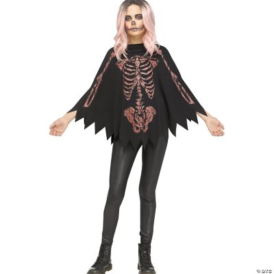 Poncho Shimmer Skeleton Child | Halloween Express