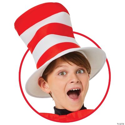 Kids Dr. Seuss™ The Cat in the Hat™ Red & White Hat | Halloween Express