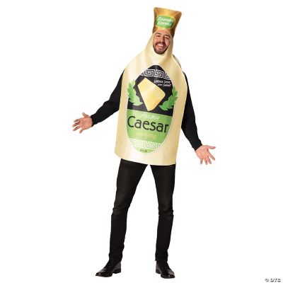 Caesar Dressing Bottle Adult Costume | Halloween Express