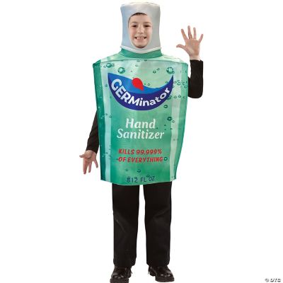 Kids Germinator Hand Sanitizer Bottle Costume | Halloween Express