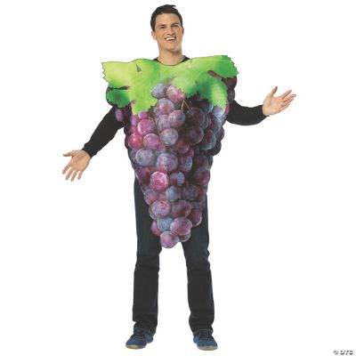 Adults Get Real Bunch of Purple Grapes Costume | Halloween Express