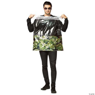 Adult Bag Of Weed Costume | Halloween Express