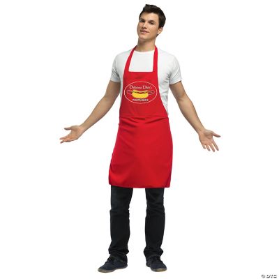 Adult Dirty Hot Dog Vendor Apron | Halloween Express