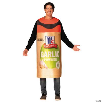 Adults McCormick™ Garlic Powder Spice Costume | Halloween Express