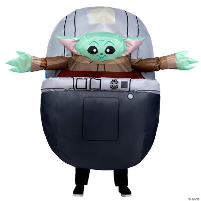 Adults Star Wars Grogu in Pram Inflatable Costume | Halloween Express