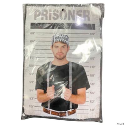 Adults Prisoner Costume Accessory Kit - 3 Pc. | Halloween Express