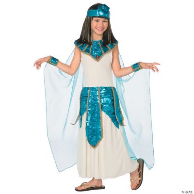 Girl’s Blue & Gold Cleopatra Costume - Large | Halloween Express