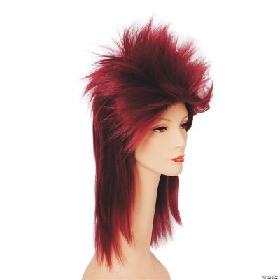 Adult Punk Fright Wig Dark Auburn 308 | Halloween Express