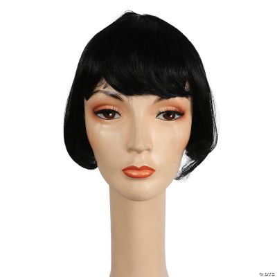 Women's Black Bargain Lulu Wig | Halloween Express
